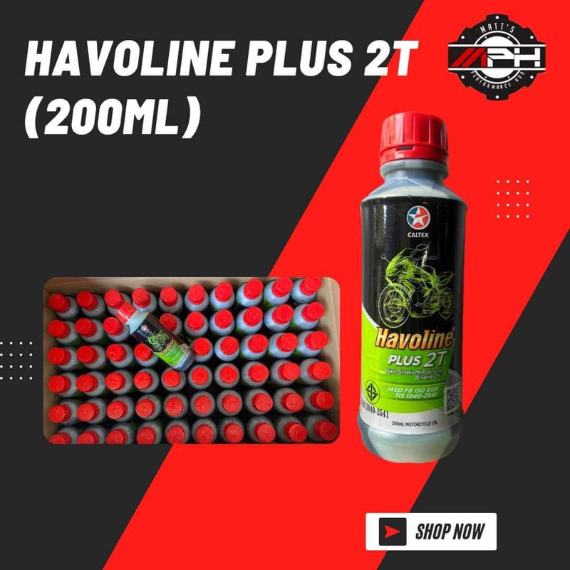 Caltex Havoline Plus 2T 200mL (Two Stroke Motorcycle Engine Oil ...