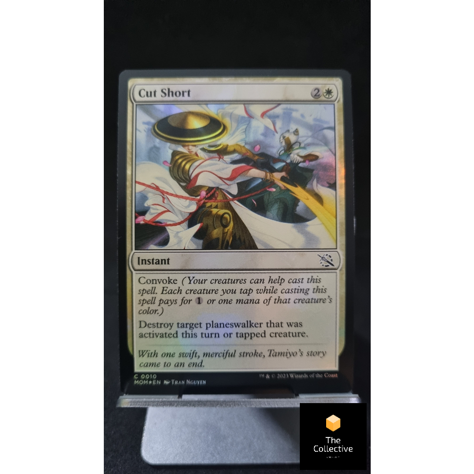 Magic the Gathering - MTG Card Game - Cut Short - MOM (foil) [WHITE ...