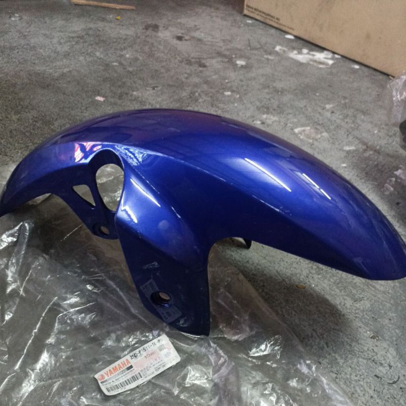 FRONT FENDER GLOSSY BLUE SNIPER-150 V2/V3 2ND-F1511-10-P3 YAMAHA ...