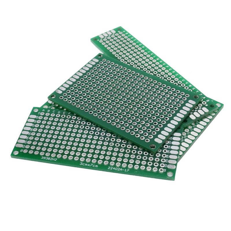 Universal PCB Prototyping PCB FR4 Double Side 5x7 4x6 3x7 2x8 cm ...