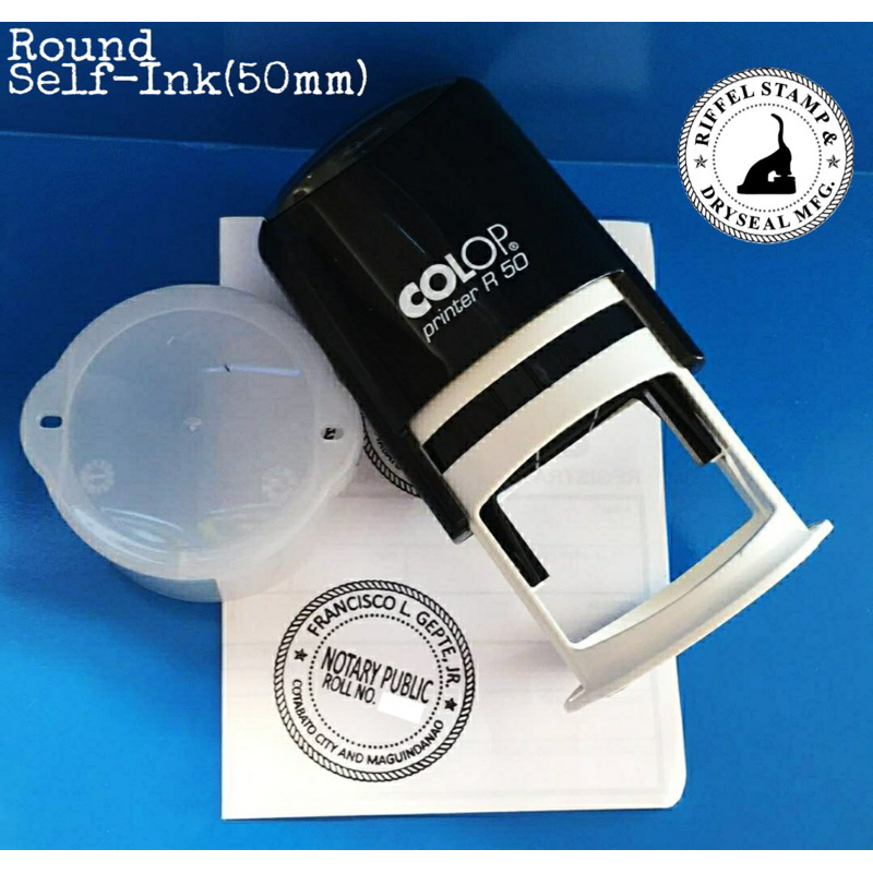Self ink stamp round (50 mm) | Shopee Philippines