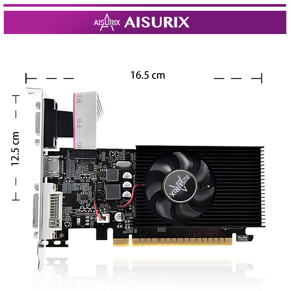 AISURIX GT740 2G New Graphics Card GT730 2G SFF Graphic Card Computer ...