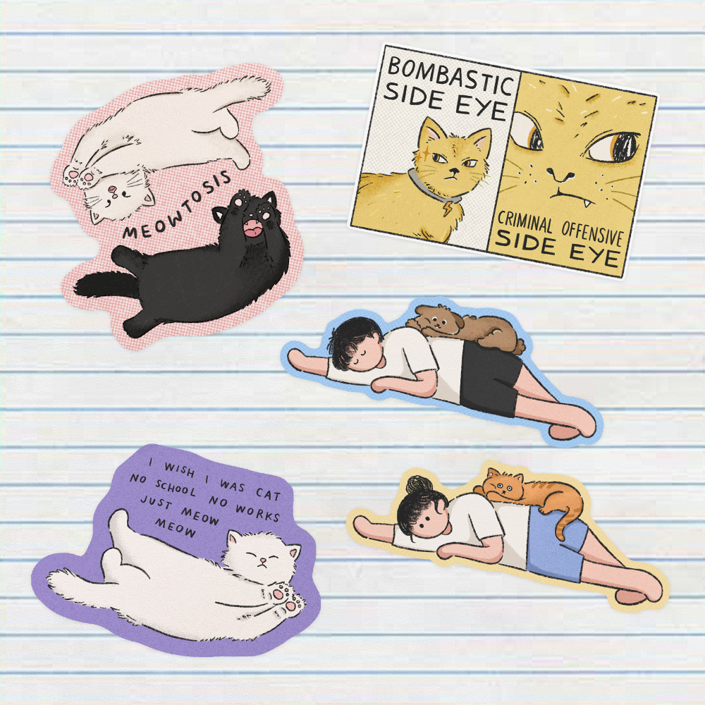 Pets Solo Stickers Waterproof Vinyl Glossy Laminated | Louise Ramos ...