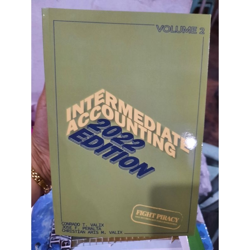 Intermediate Accounting Volume 2 Valix 2022 Edition | Shopee Philippines
