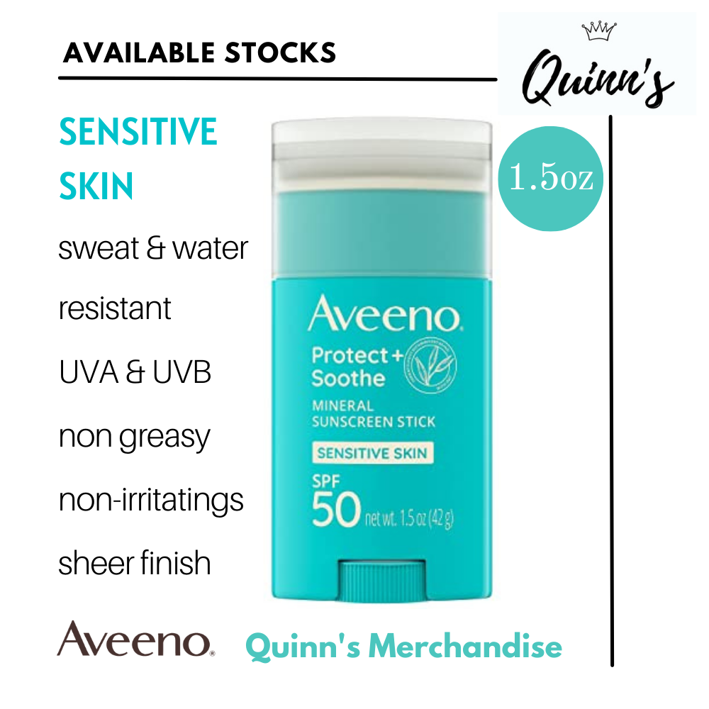 Aveeno Sunblock Sensitive Skin Stick SPF 50 EXP 5/25 | Shopee Philippines