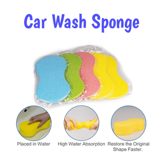8 Shape Car Cleaning Sponge Coral Sponge Waxing Cleaning Sponge For ...