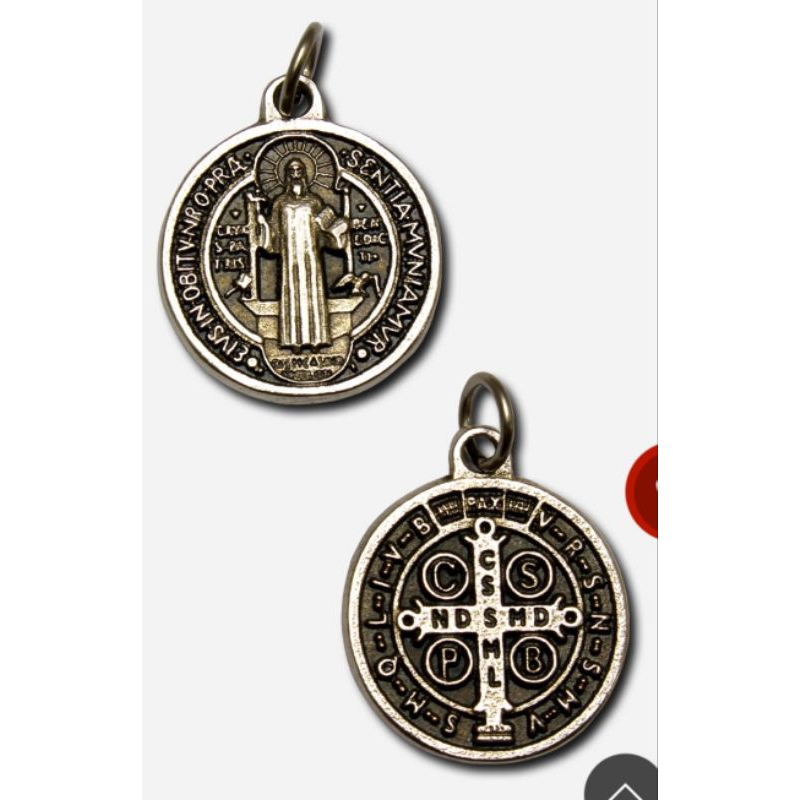 Saint Benedict Medal - 17 x 17 mm (Italy Made) | Shopee Philippines