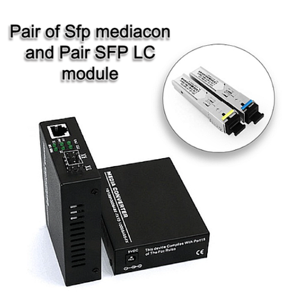 Fiber King Gigabit Media Converter Sfp Transceiver Module 1000Mbps ...