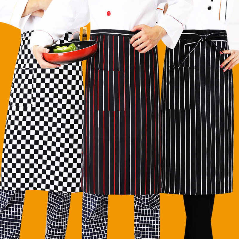 Chef Apron Ready Stock Half Apron Hotel Cafe Cooking Western Restaurant ...