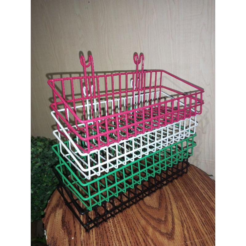 Hanging basket organiser wire basket 8inch/12inch (1layer) | Shopee ...
