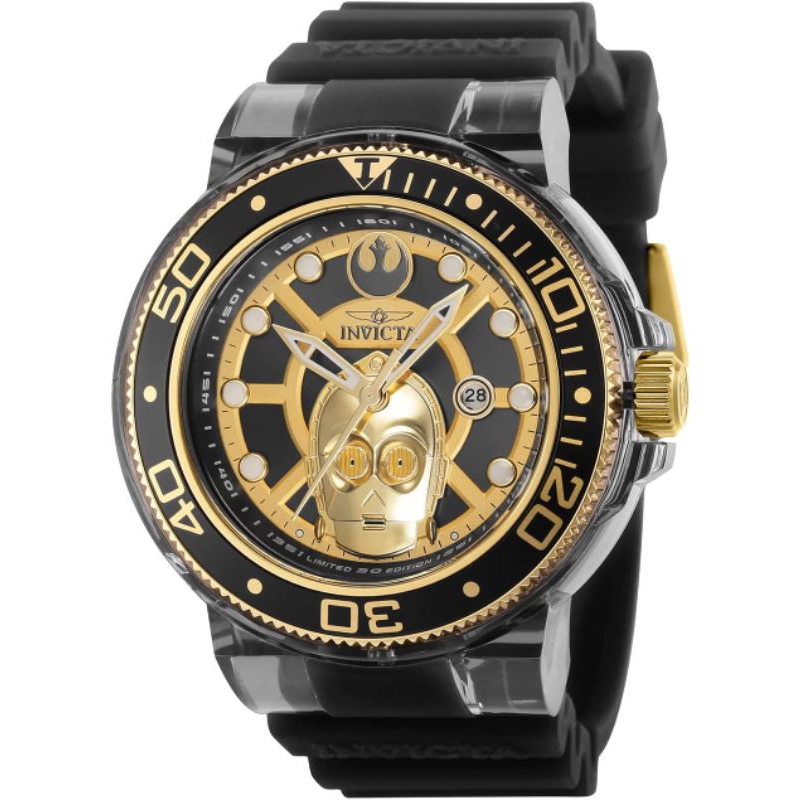 Invicta Star Wars C3PO Men's Watch | Shopee Philippines