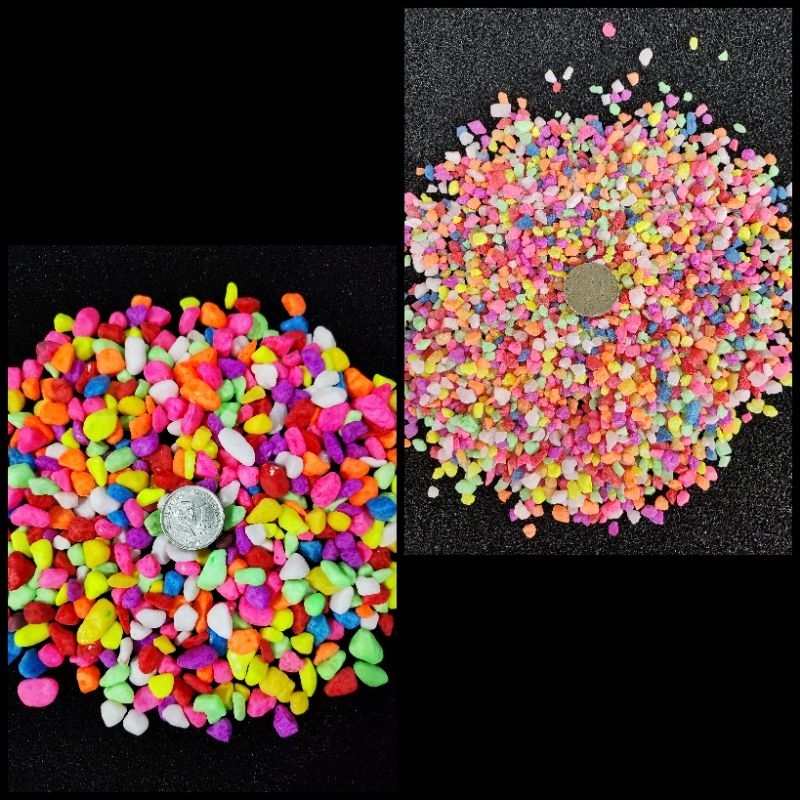 Aquarium Colored Stones 500g | 1kg Small and Large Size | Shopee ...