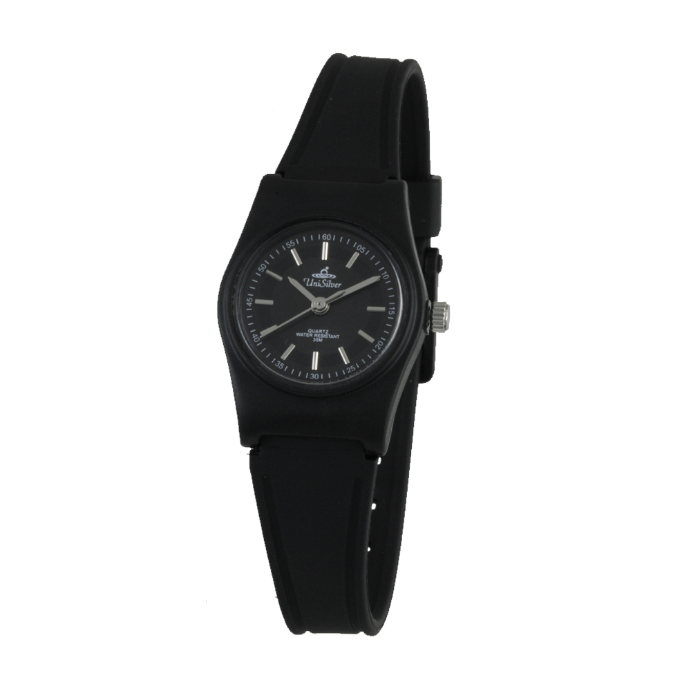 UniSilver TIME Women's Analog Black Rubber KW4791-2001 Watch | Shopee ...