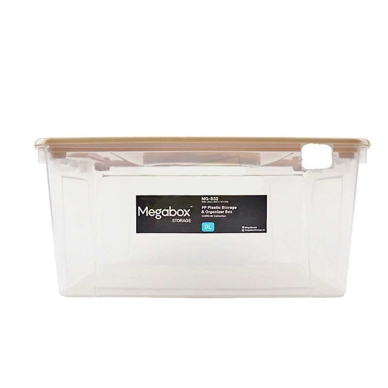 Megabox Carri-Mi Clear Storage Box with Handle (UEM) | Shopee Philippines