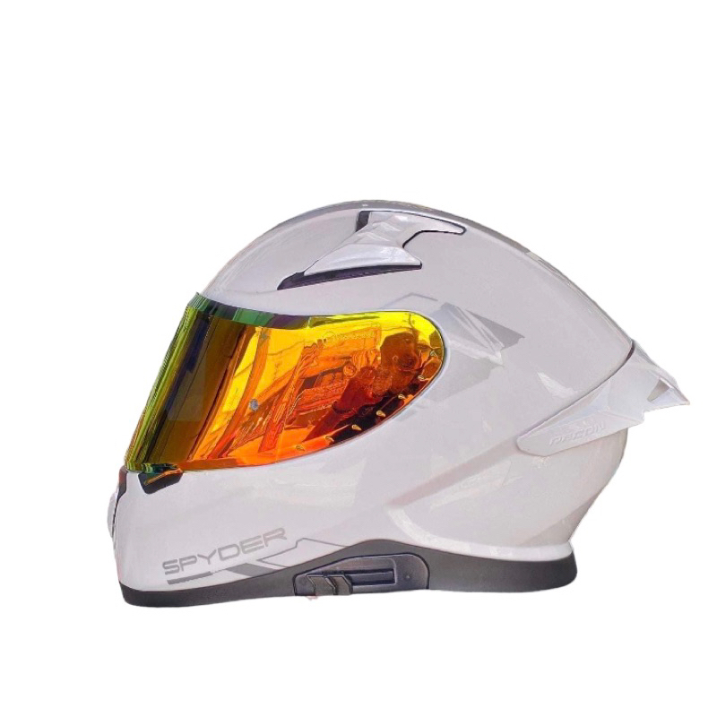 Spyder Full-face Dual Visor Helmet Recon 2.0 (FREE Clear Visor and ...