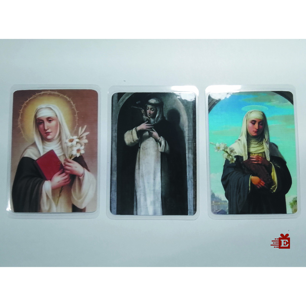 Emmanuel Gift/s for You - ST. CATHERINE OF SIENA LAMINATE PRAYER CARD ...