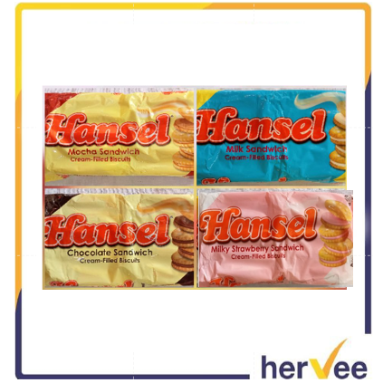 Hansel Sandwich Cream-Filled Biscuit Choco /Mocha/Milk /Milky ...