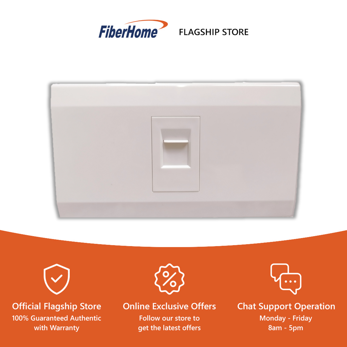 FIBERHOME 1 Port Faceplate | Shopee Philippines