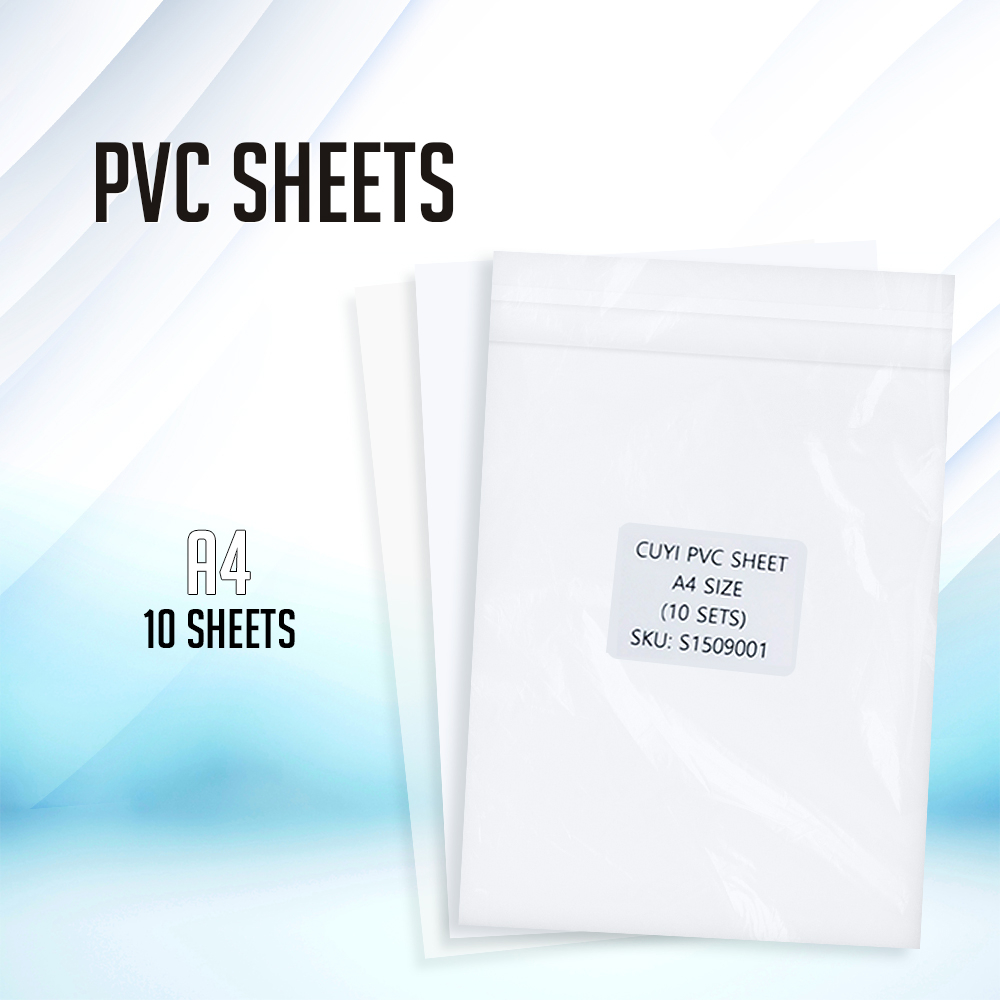 CUYI PET Sheet / PVC Sheet A4 Size for ID Printing (200x300mm) | Shopee Philippines