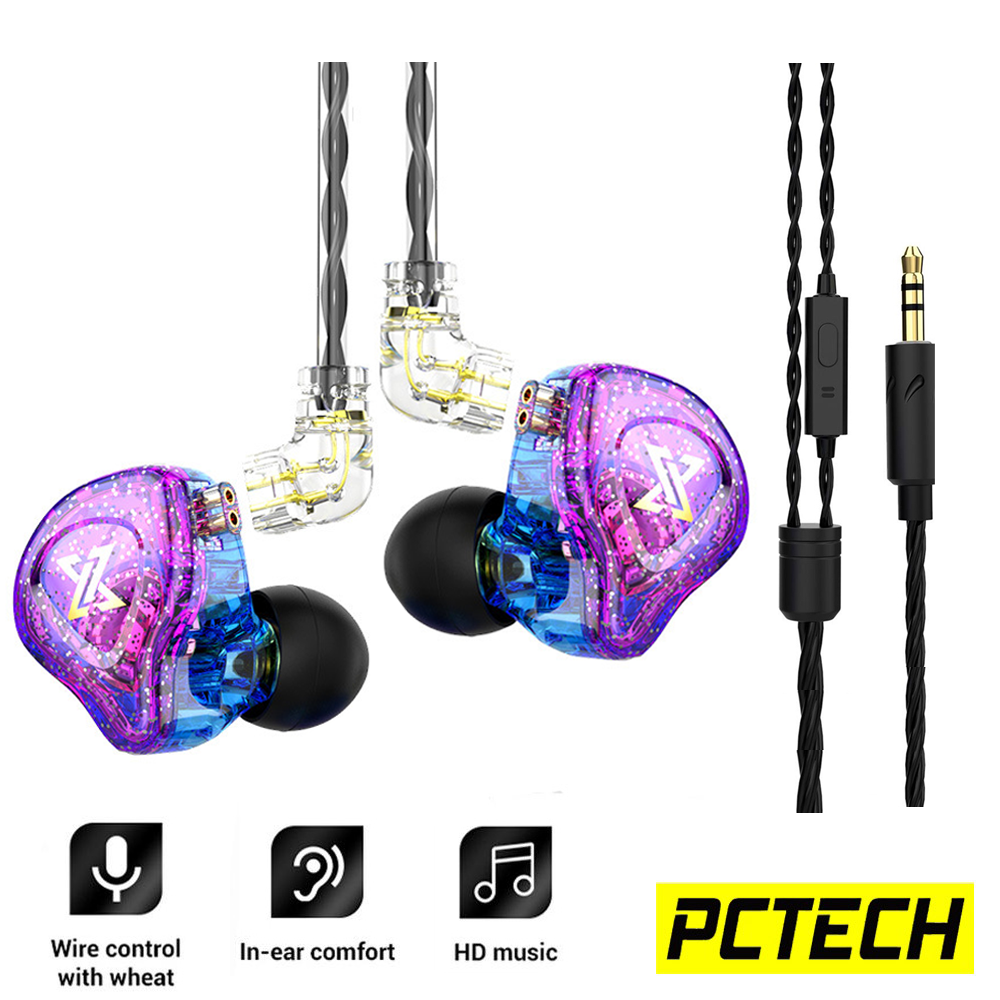 Qkz Ak6 Max AK6 Pro In Ear Earphones Dynamic Drivers Hi-Fi Heavy Bass ...