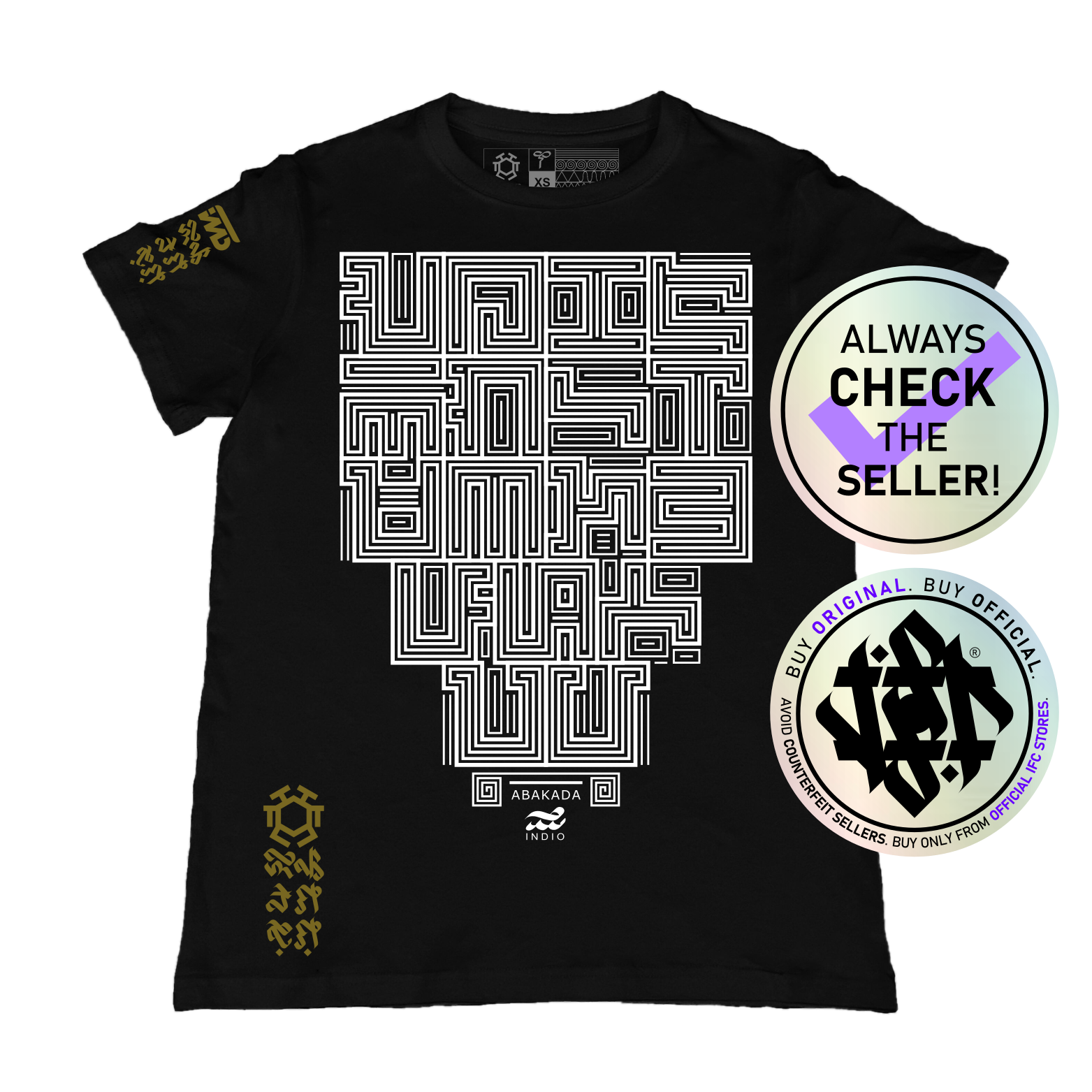 Indio Filipino Clothing - Abakada (Baybayin Art) | Shopee Philippines