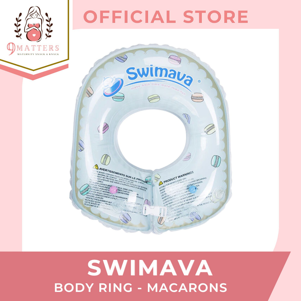 Swimava Inflatable Body Ring Floater Suitable Ages 12m Plus Up To 18kgs in Macaron | Shopee ...