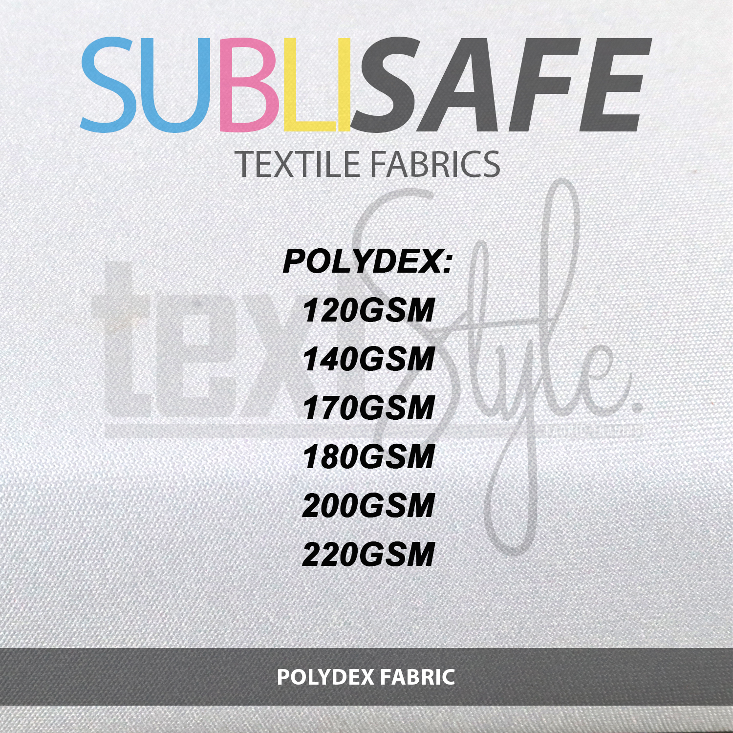 Textstyle (PER KILO) Sublimation Safe Polydex Fabric 60" Width | Shopee ...