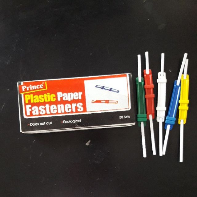 Prince Paper Fastener Colored Plastic | Shopee Philippines