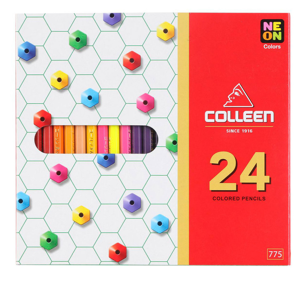 Colleen Color Pencil Hexagon 24 Colors | Shopee Philippines
