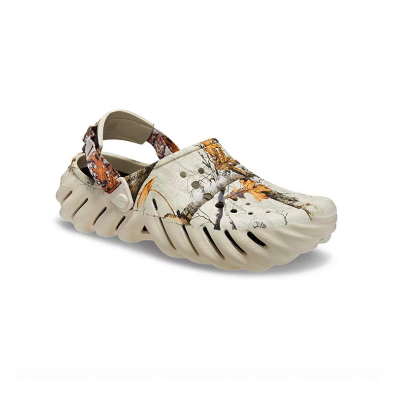 BIG SIZE need to size down Crocs printed echo clog for men | Shopee ...