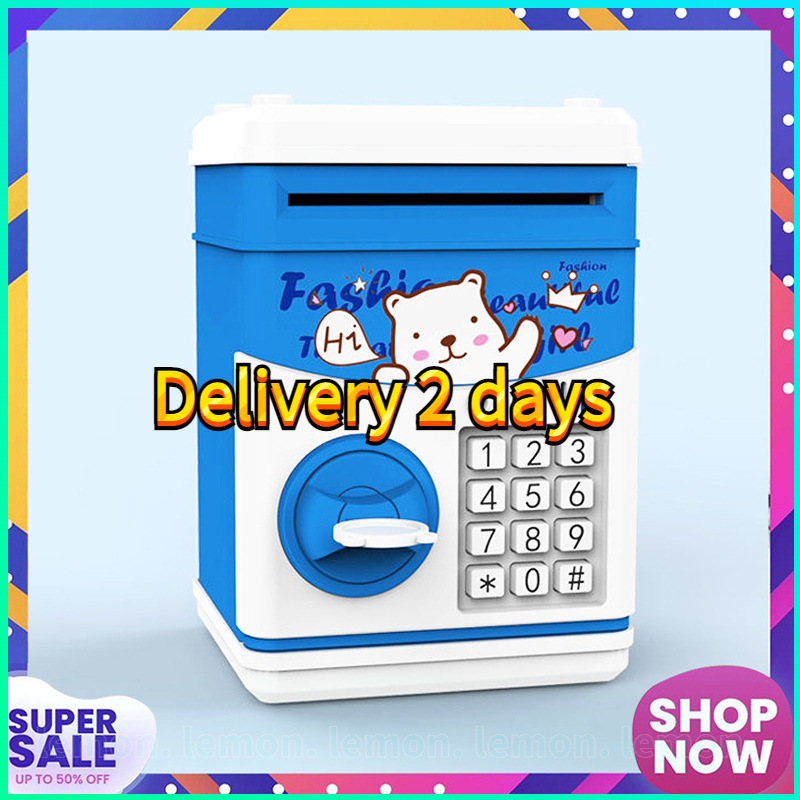 (COD)Coin bank money bank Cartoon Character Money ATM Savings Machine ...