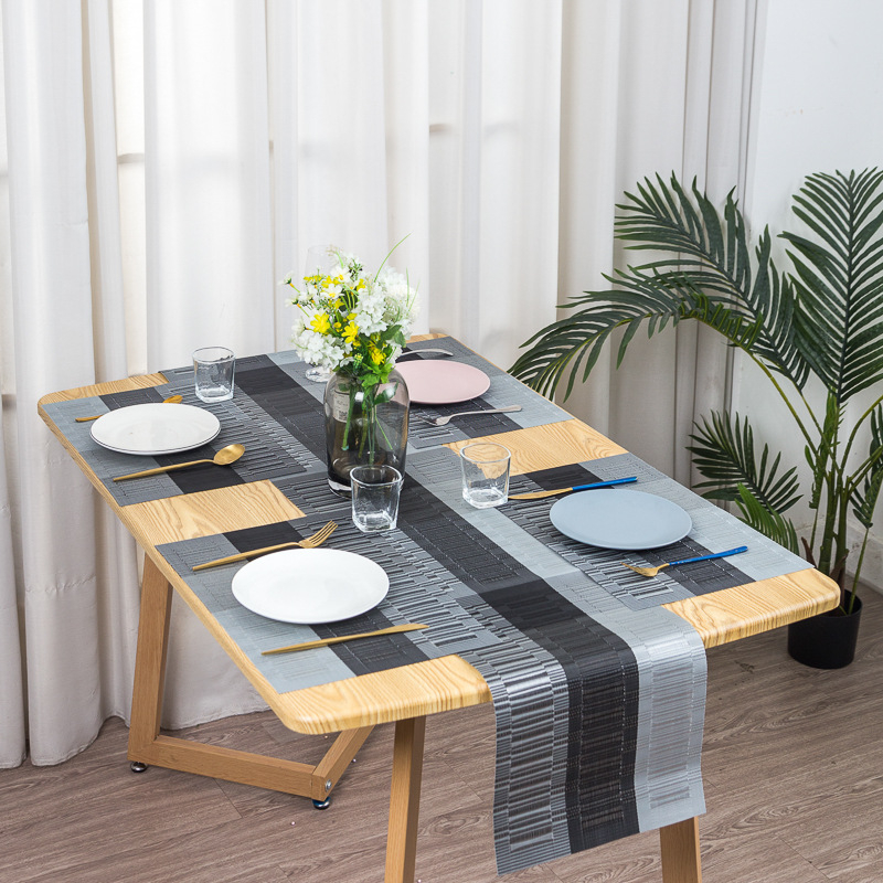 Table Runner 6 seater Waterproof Table Runner Placemat Minimalist ...