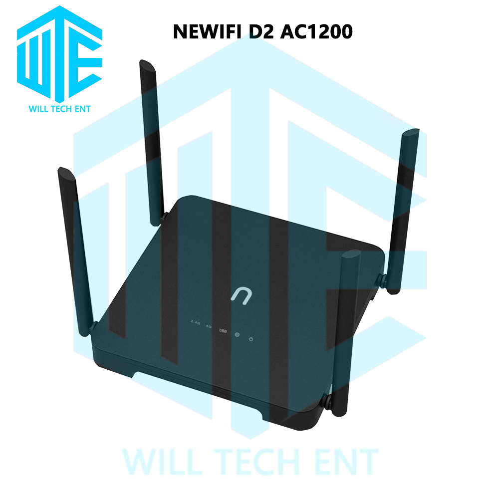 {DBPHP} Newifi 3 D2 AC1200 Dual Band Gigabit WiFi Router Access Point 4 High Gain 5dBi Antennas ...