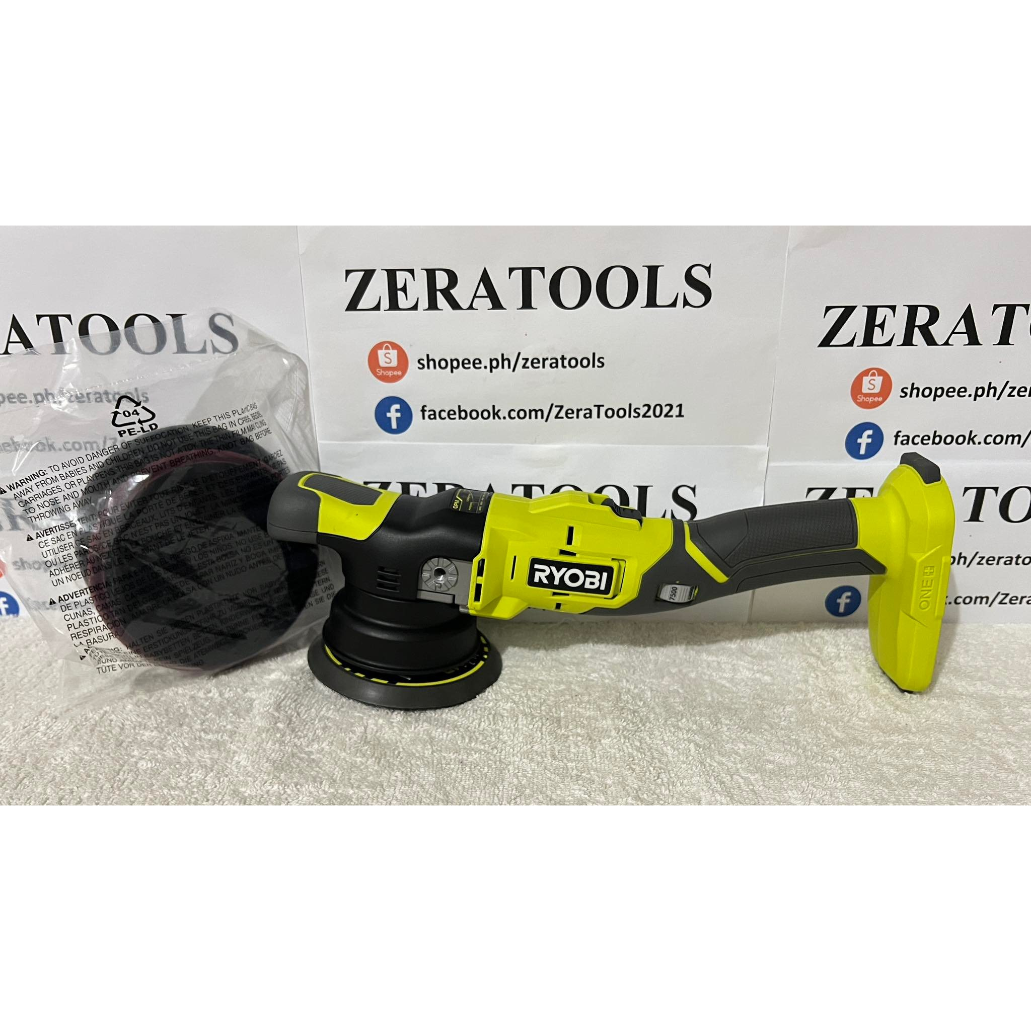 RYOBI 18V ONE+ 5" Variable Speed Dual Action Polisher | Shopee Philippines