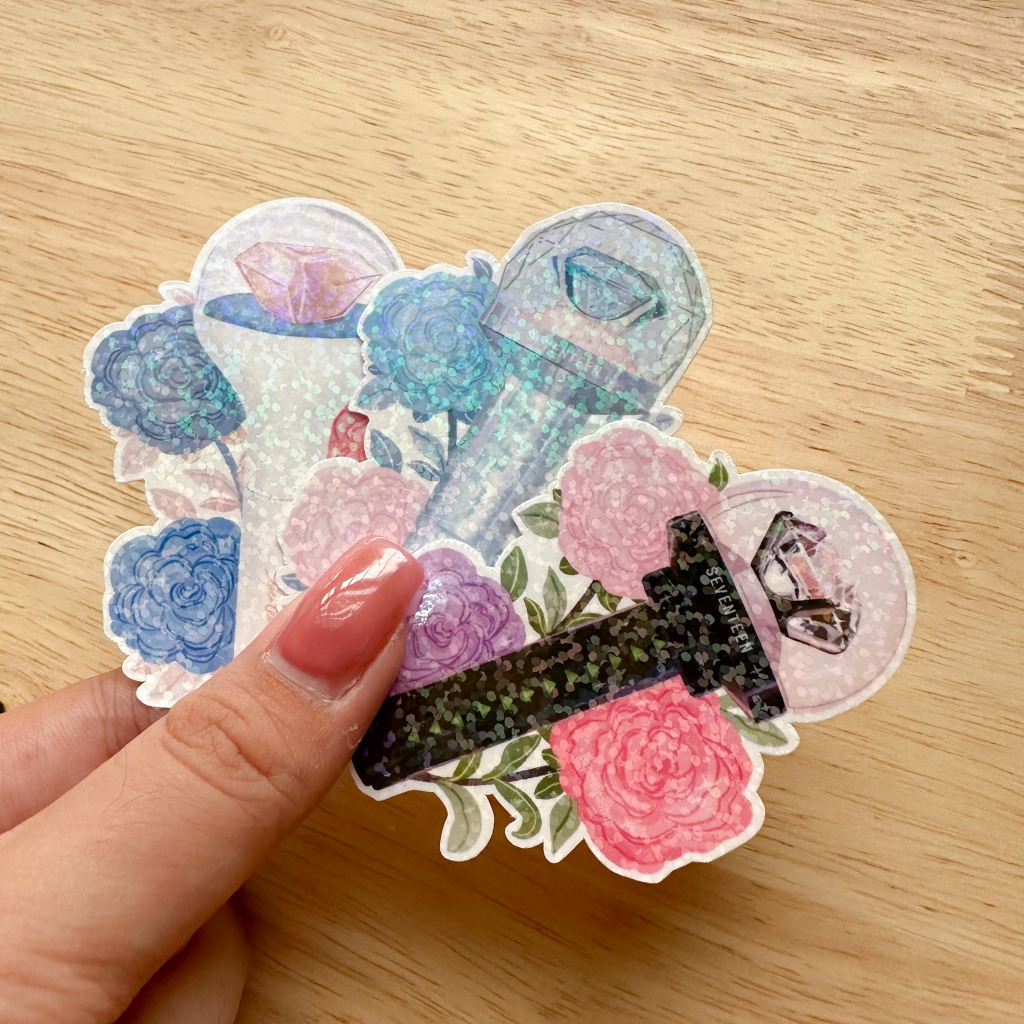 Carat Bong Stickers, Seven Cute Teen Stickers, 17 Sticker, Carat ...