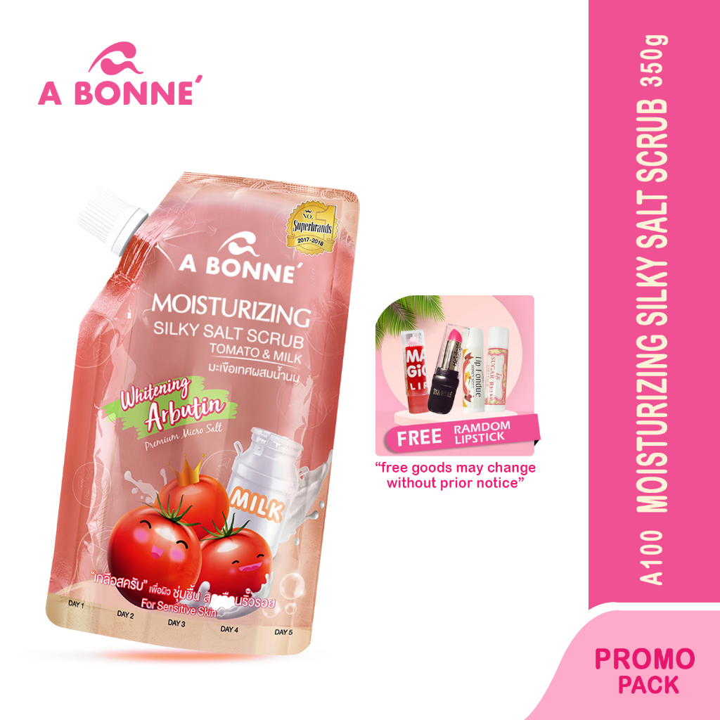 Abonne Moisturizing Silky Salt Scrub 350G - Tomato & Milk ( A100 ...