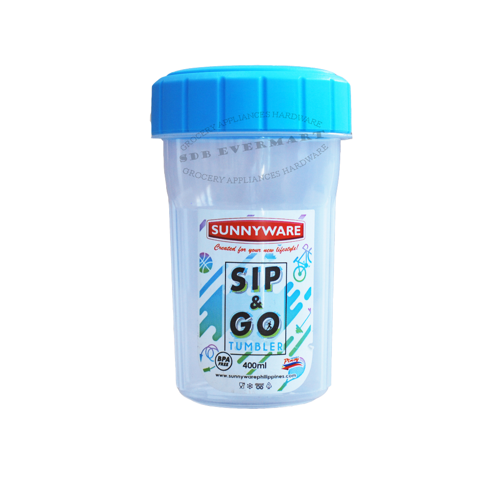 Sunnyware-Tumbler Shaker-400ml-[984]-Blue Green Pink-1pc | Shopee ...