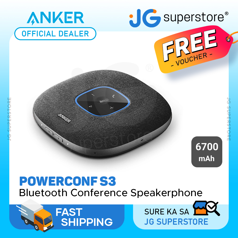 Anker PowerConf S3 Bluetooth Conference Speaker Microphone with 6 Built ...