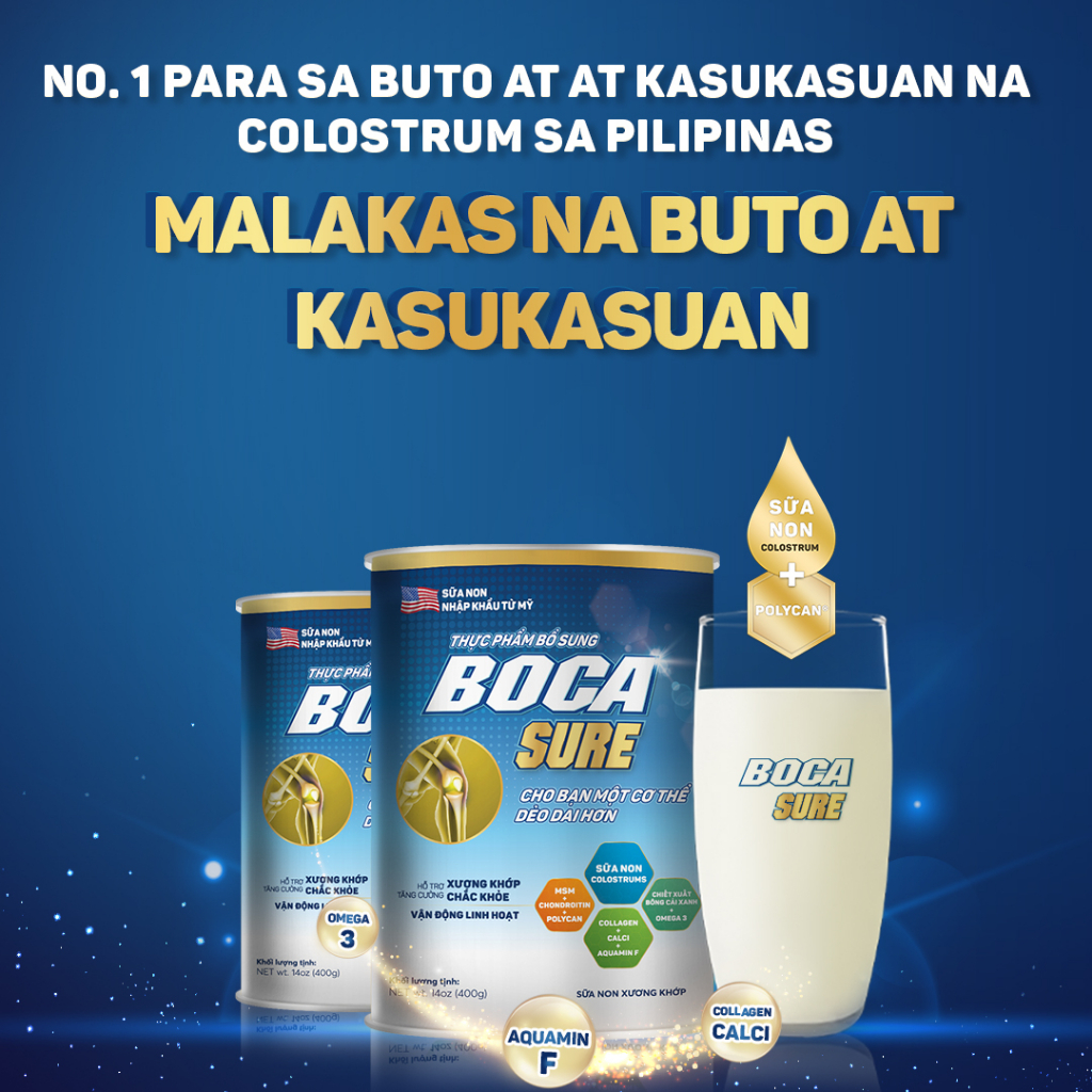 Boca Sure Colostrum Milk 400g Support Bone and Joint Authentic Original ...