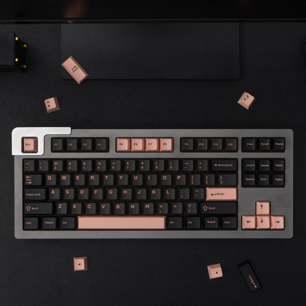 Dark Olivia 134 Keys PBT Doubleshot Cherry Profile Keycaps Set for ...
