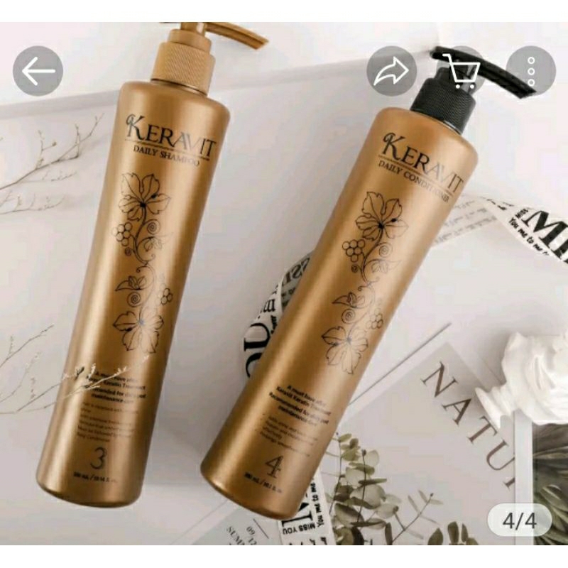 Keravit Shampoo & Conditioner 300ml | Shopee Philippines