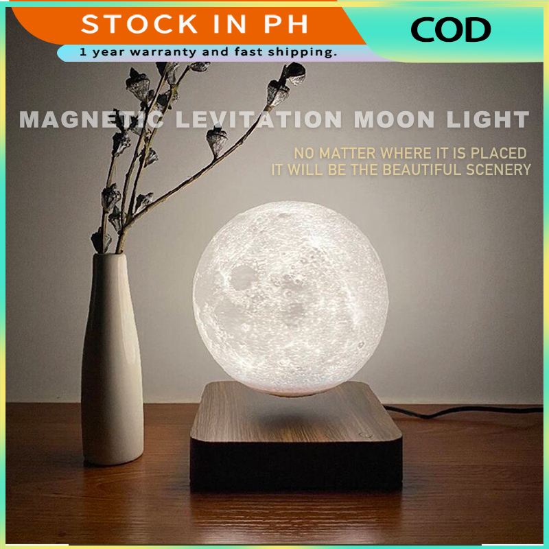 Local ph Levitating Moon Lamp Maglev Living Room Light Decor Bedroom ...