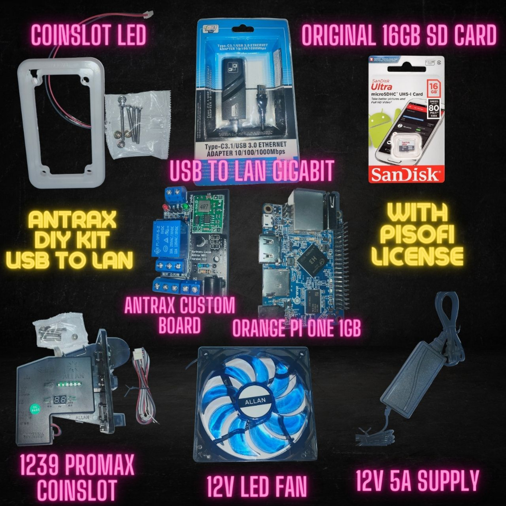ANTRAX DIY Piso WiFi KIT w/ License / Orange pi One 1Gb | Shopee ...