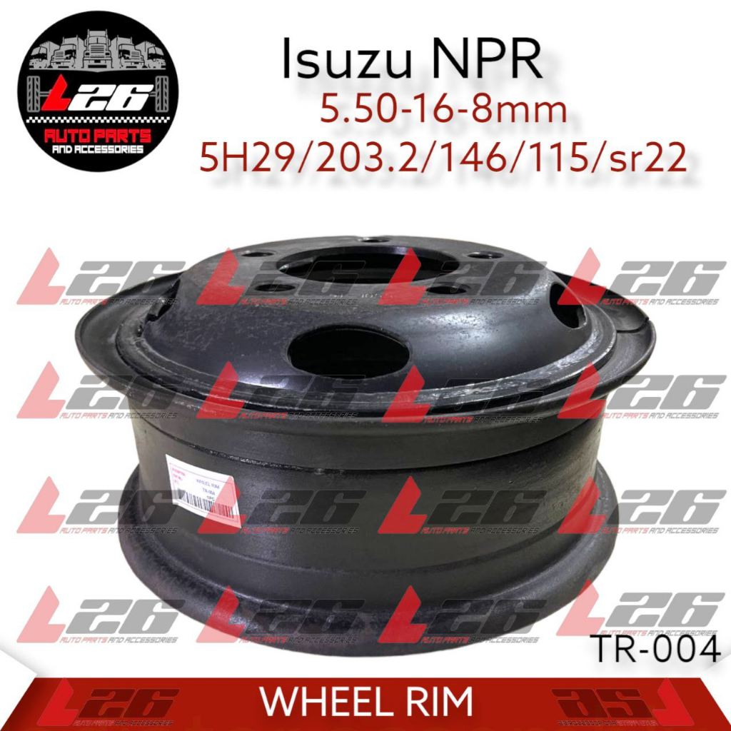 ISUZU NPR Wheel Rim FOR TRUCK 6 WHEELER TRAILER 5.50-16-8mm 5H29/203.2 ...