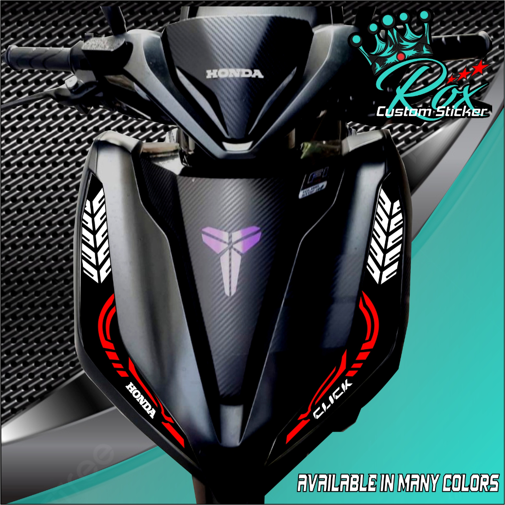 honda click v2 v3 kilay printed laminated waterproof design 2 | Shopee ...