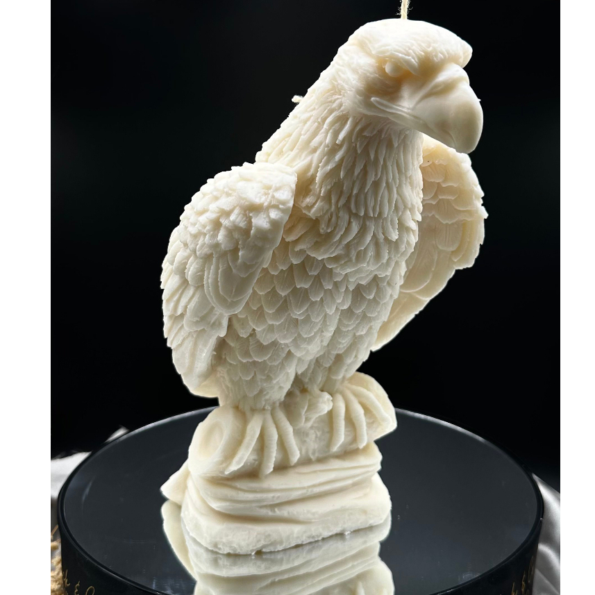 Majestic Eagle Sitting on a Branch Candle: A Special Edition Candle ...