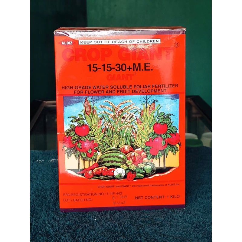 CROP GIANT 15-15-30+M.E 1kg | Shopee Philippines
