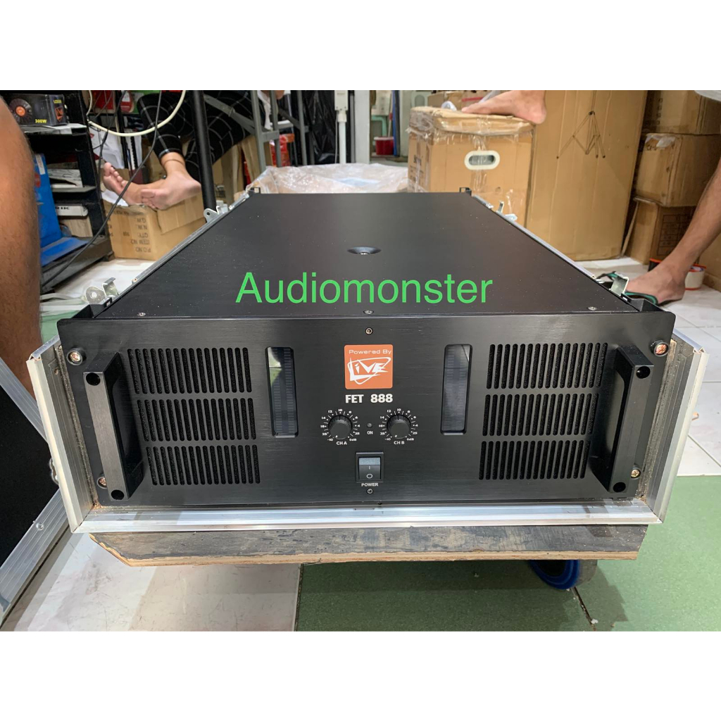 Live FET-888 10000Wx2 4 Ohms Powered Amplifier with Mosfet Transistor ...