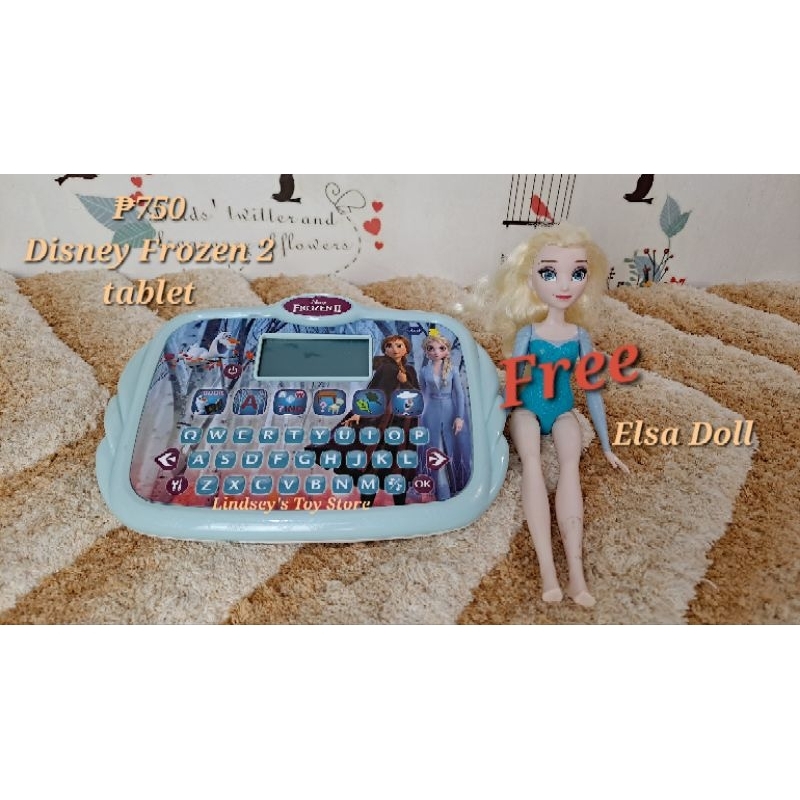 Frozen 2 Tablet + Free Elsa Doll, Preloved/Used | Shopee Philippines