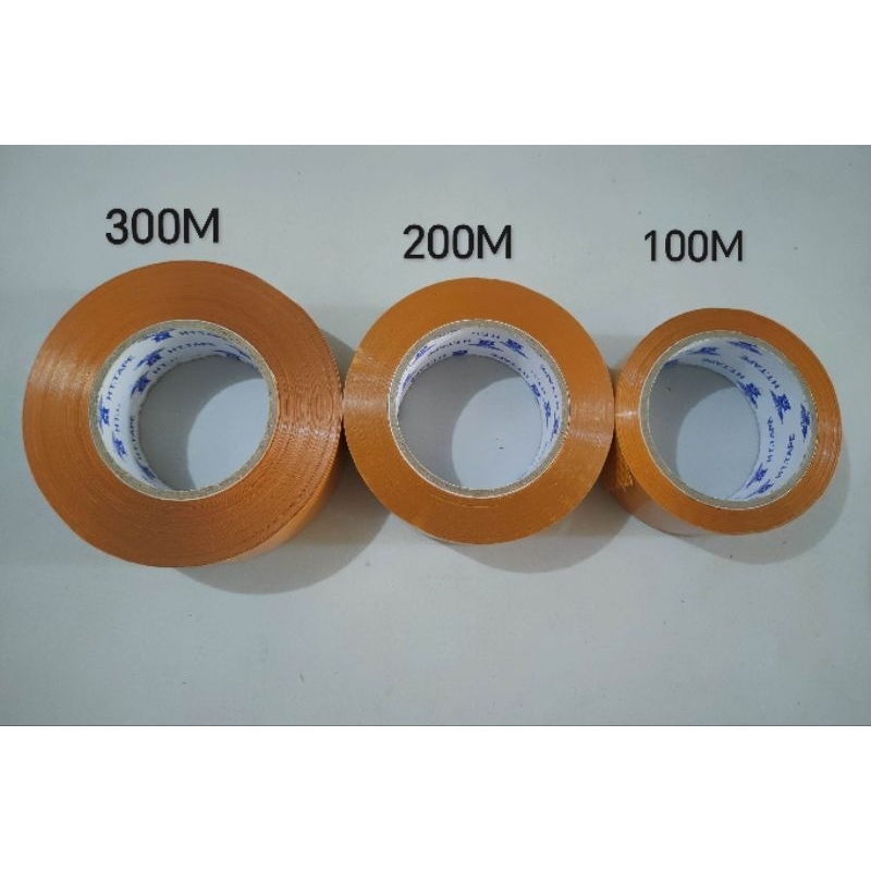 Brown Packaging Tape 2inchx100/200/300M HIGH QUALITY TAPE TAN | Shopee ...